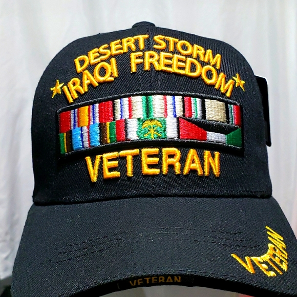 Accessories | Military Desert Storm Iraqi Freedom Veteran Hat | Poshmark